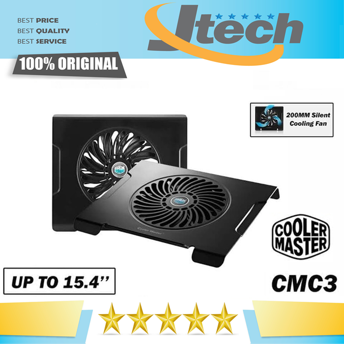 Jual Cooling Pad Cooler Master Notepal CMC3 - Notebook Cooler Fan ...