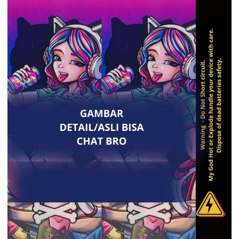 Jual skin wrap baterai/pelindung baterai 18650 series ODB v3 dpt 2 pcs | Shopee Indonesia