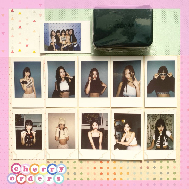 Jual (SHARING) LE SSERAFIM Photocard Set & Tin Case : UNFORGIVEN Ver.1 Chaewon Sakura Yunjin ...