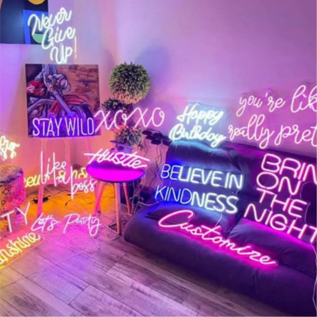 Jual Promo Termurah Lampu Custom Per 1 Cm Neon Flex Custom Nama Neon ...