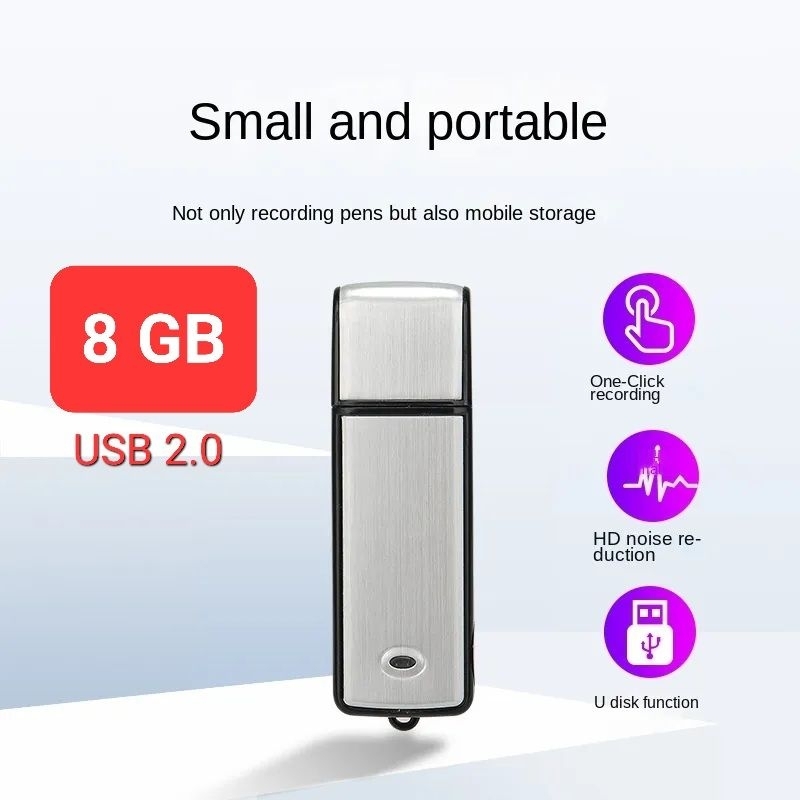 Jual alat perekam suara mini tersembunyi USB sound voice recorder U ...