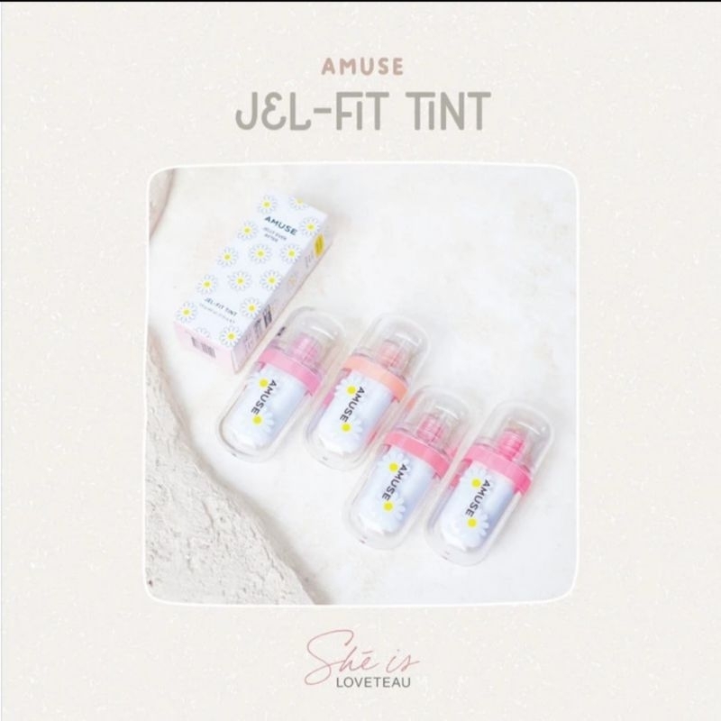 Jual AMUSE Jel Fit Tint | Lip Tint Daisy limited edition | Shopee Indonesia