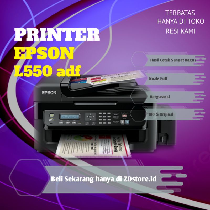 Jual Printer Epson L550 wifi,All In One/multifungsi | Shopee Indonesia