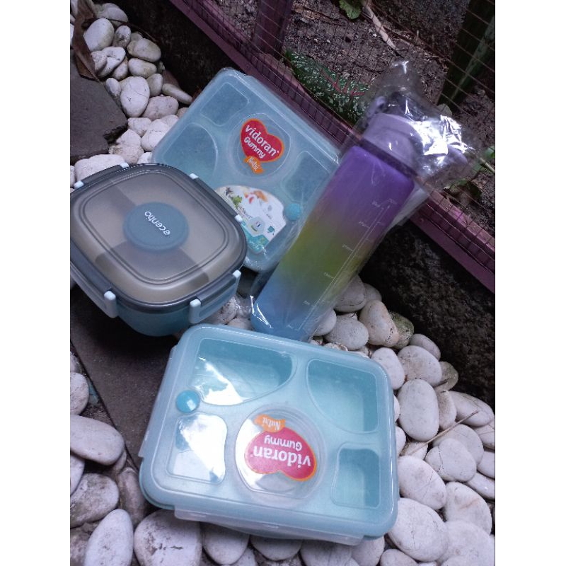 Jual kotak makan,lunch box, kotak bekal, botol minum | Shopee Indonesia
