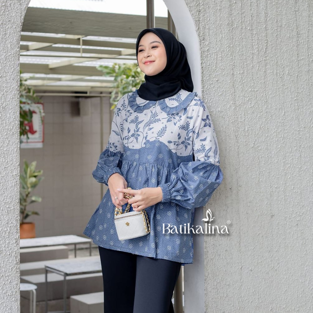 Jual Batik Alina Baju Batik Wanita Modern Atasan Batik Kerja Wanita ...