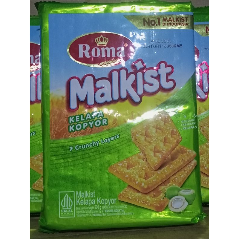 Jual ROMA MALKIST KELAPA KOPYOR | Shopee Indonesia