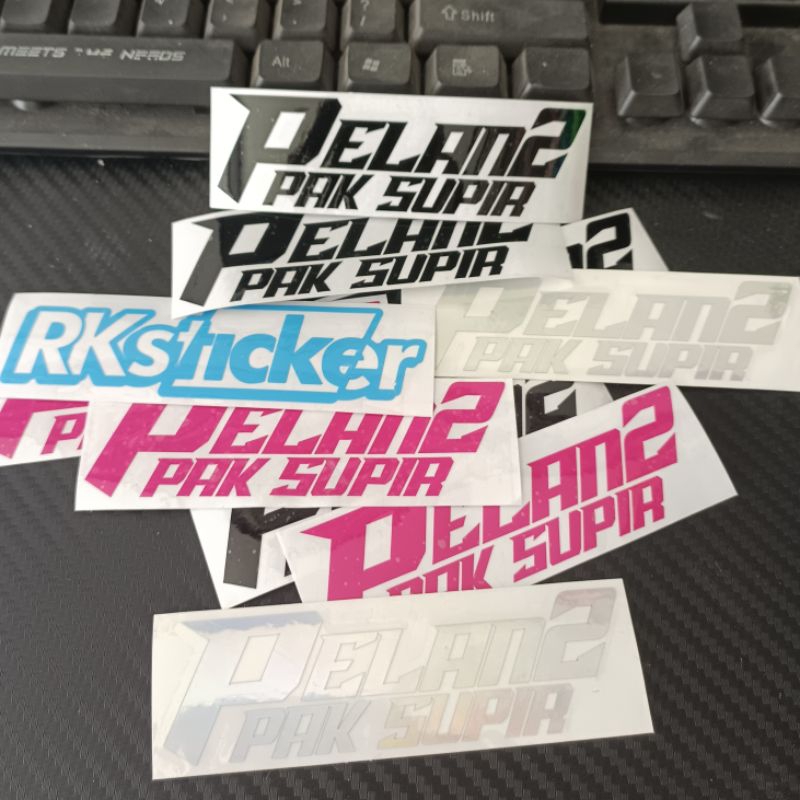 Jual Stiker pelan pelan pak supir cutting sticker viral | Shopee Indonesia