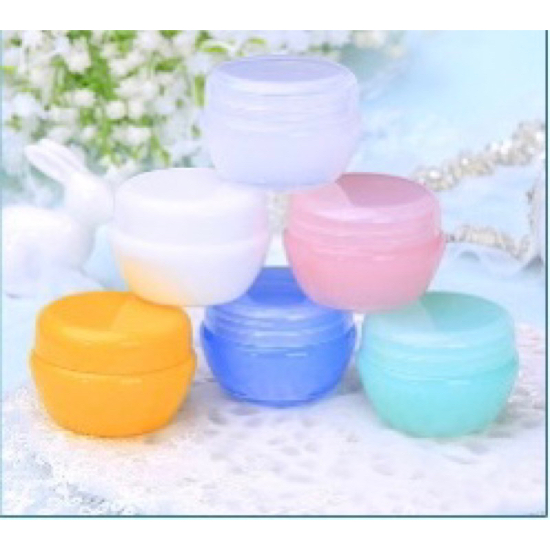 Jual Pot Cream 5gr Bulat Kotak Diamond Mushroom Pot Krim Jar Kemasan ...