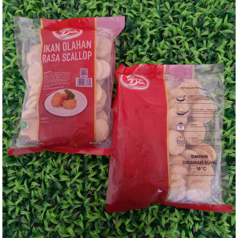 Jual Pak Den Scallop Ikan - Berat 500 Gr | Shopee Indonesia