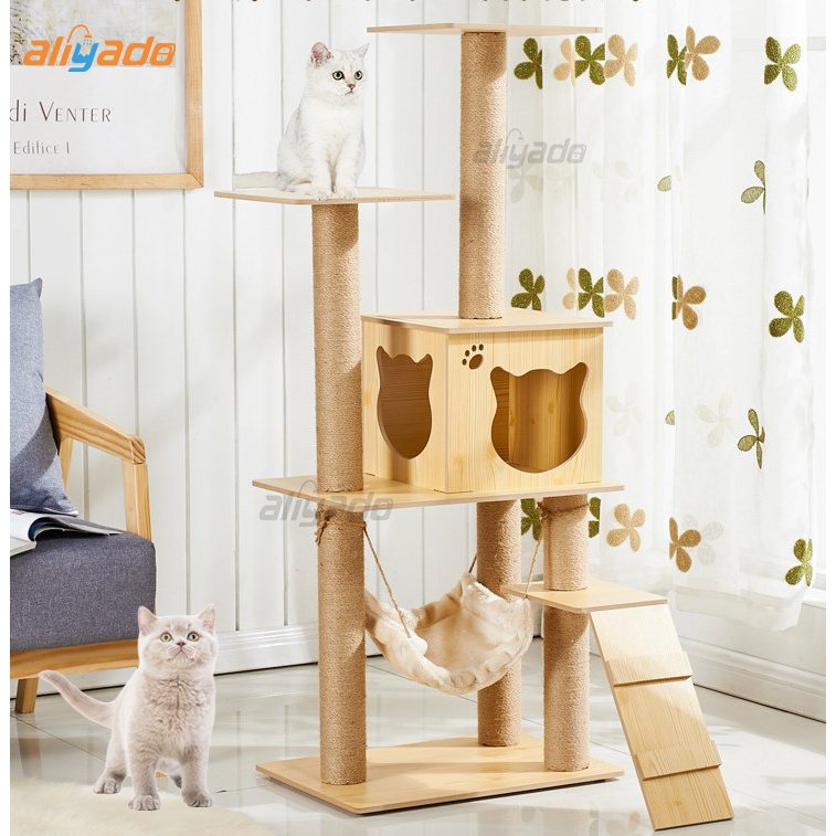 Jual Cat Tree Tower Premium Rumah Kucing Berkualitas garukan kucing Cat ...