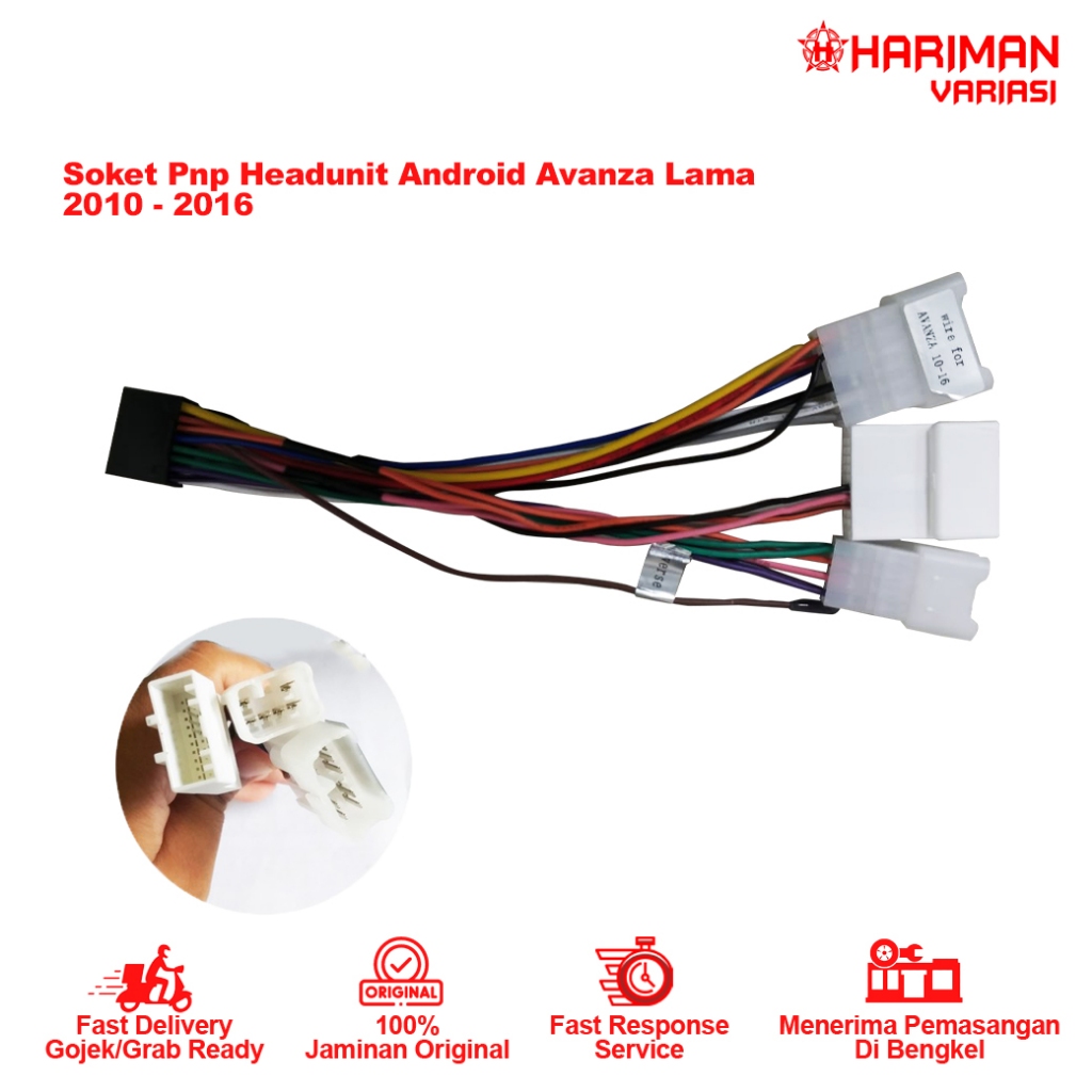 Jual Kabel Socket Plug n Play Toyota Lama 2010-2016 | Shopee Indonesia