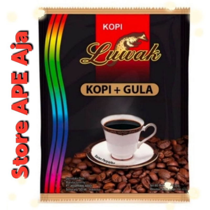 Jual KOPI LUWAK PLUS GULA [ 25gr X 15 Sachet ] | Shopee Indonesia