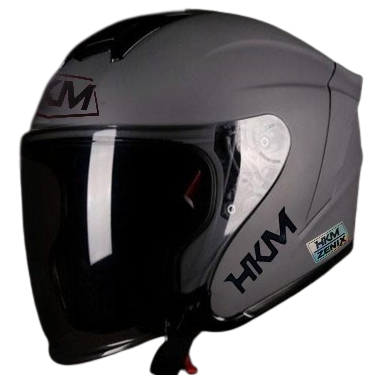 Jual HELM HKM ZENIX HALF FACE BY ABS FULL LEHER DEWASA ORIGINAL ABS ...
