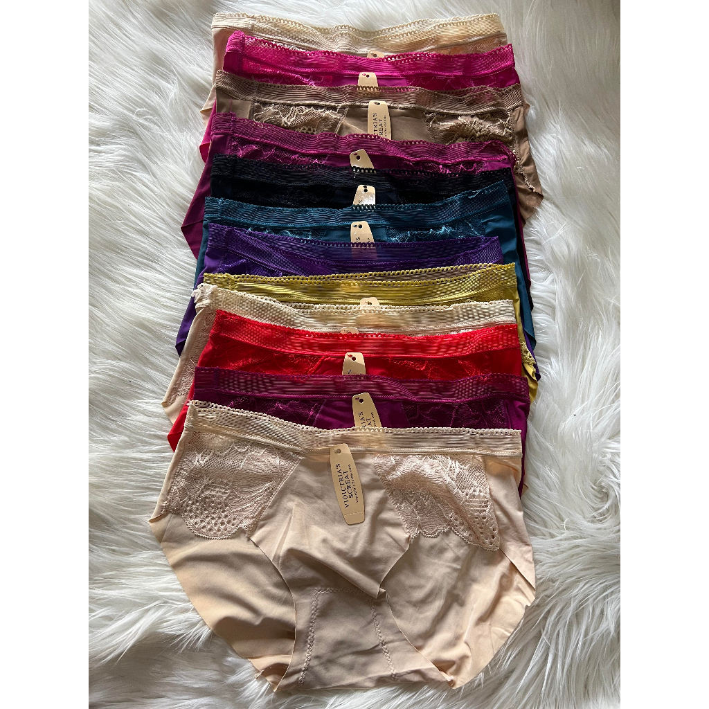 Jual GROSIR 6 PCS CD SEAMLESS WANITA VICTORIA SCREAT 8424 FREE SIZE ...