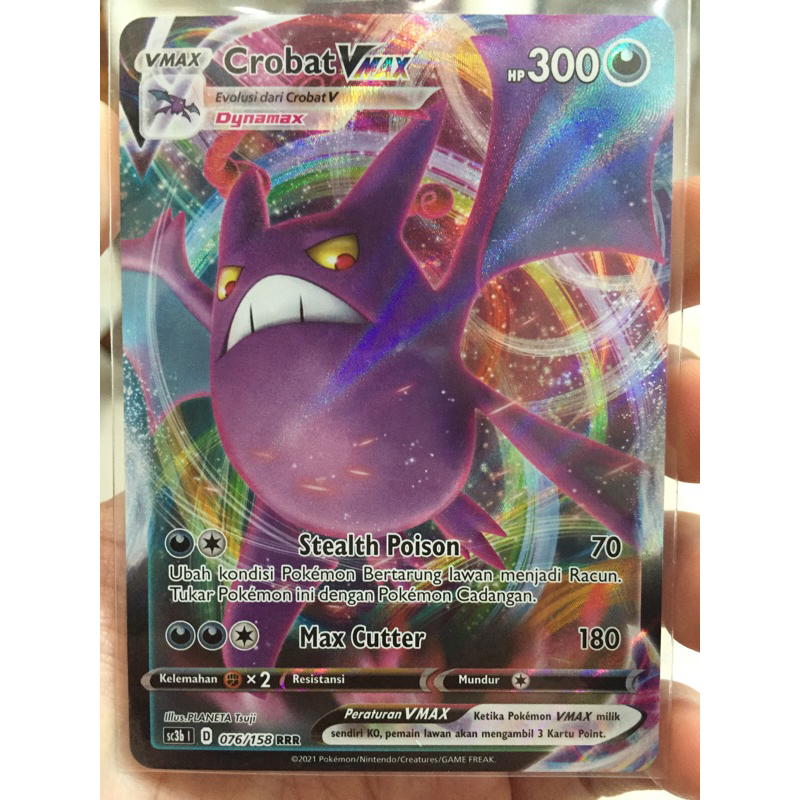 Jual KARTU POKEMON CROBAT VMAX RRR INDONESIA HOLO | Shopee Indonesia