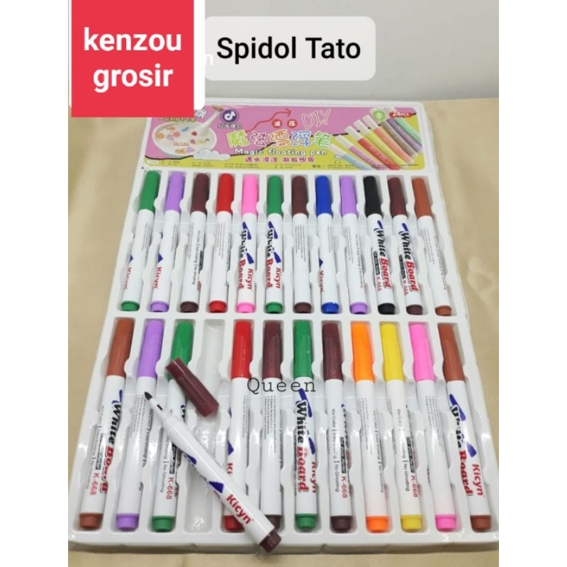 Jual Spidol Apung Spidol Ajaib Spidol Tato 24pc Layar Murah | Shopee ...