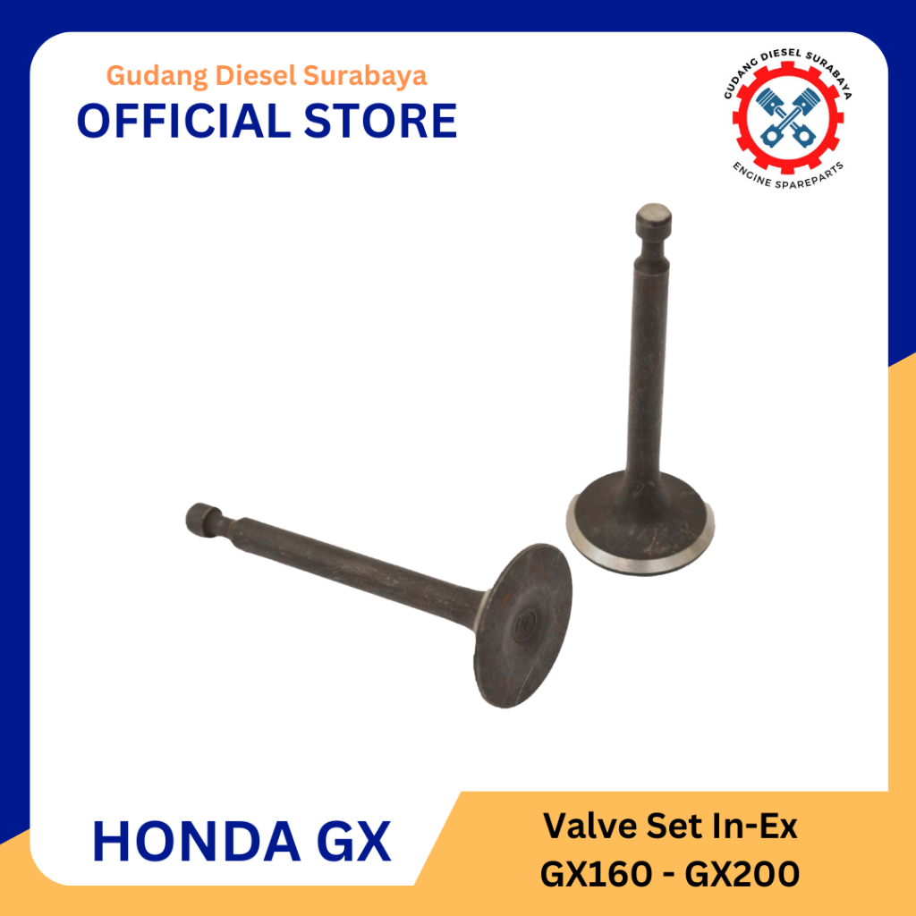 Jual Valve Set In/Ex | Klep Mesin GX120/GX160/GX200/GX220/GX270/GX390 ...