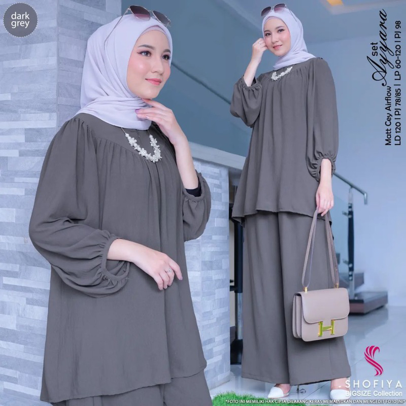 Jual Ayana Set / Setelan Tunik Kekinian / Set Tunik + Celana / Long ...