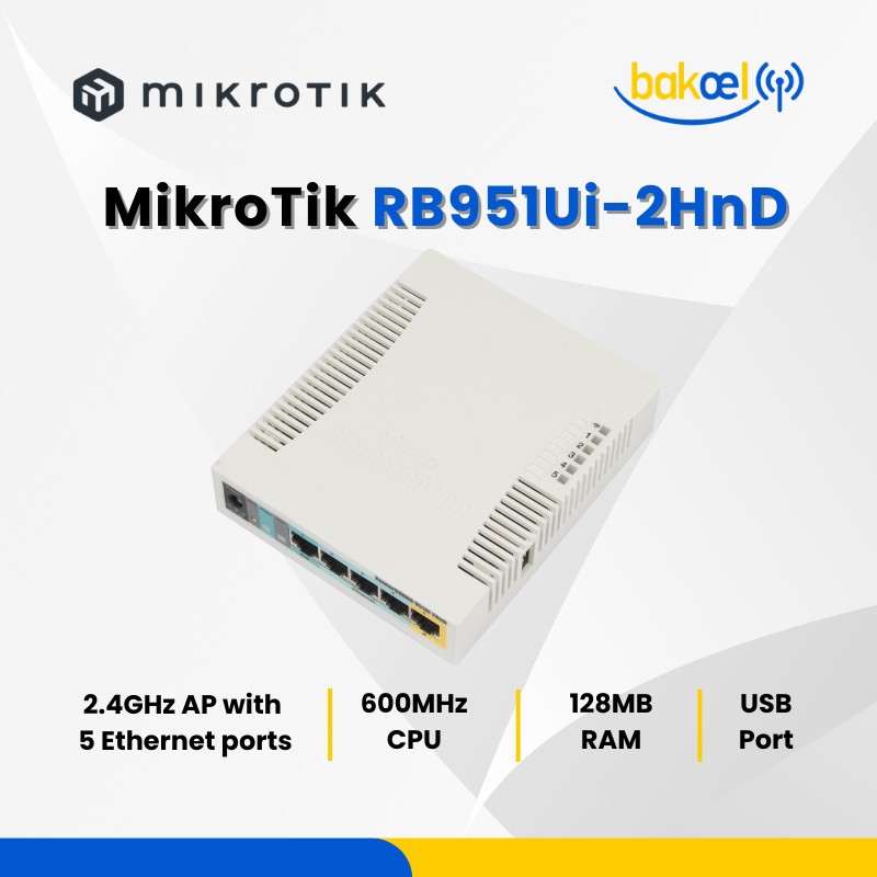 Jual MikroTik RB951Ui-2HnD Routerboard Wireless | Shopee Indonesia