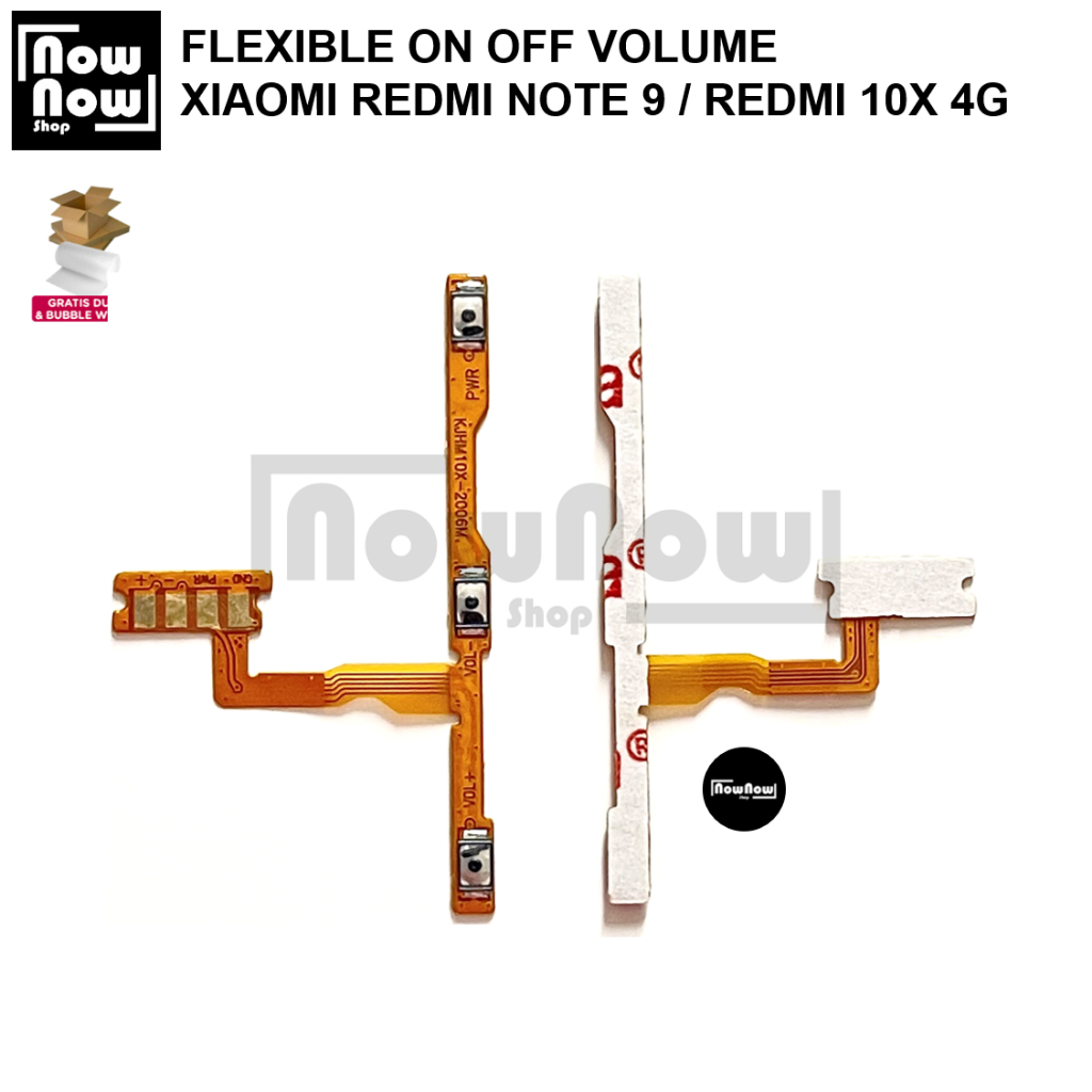 Jual Flexible ON OFF Volume Xiaomi Redmi Note 9 / Redmi 10X 4G Original Tombol Power Volume ...