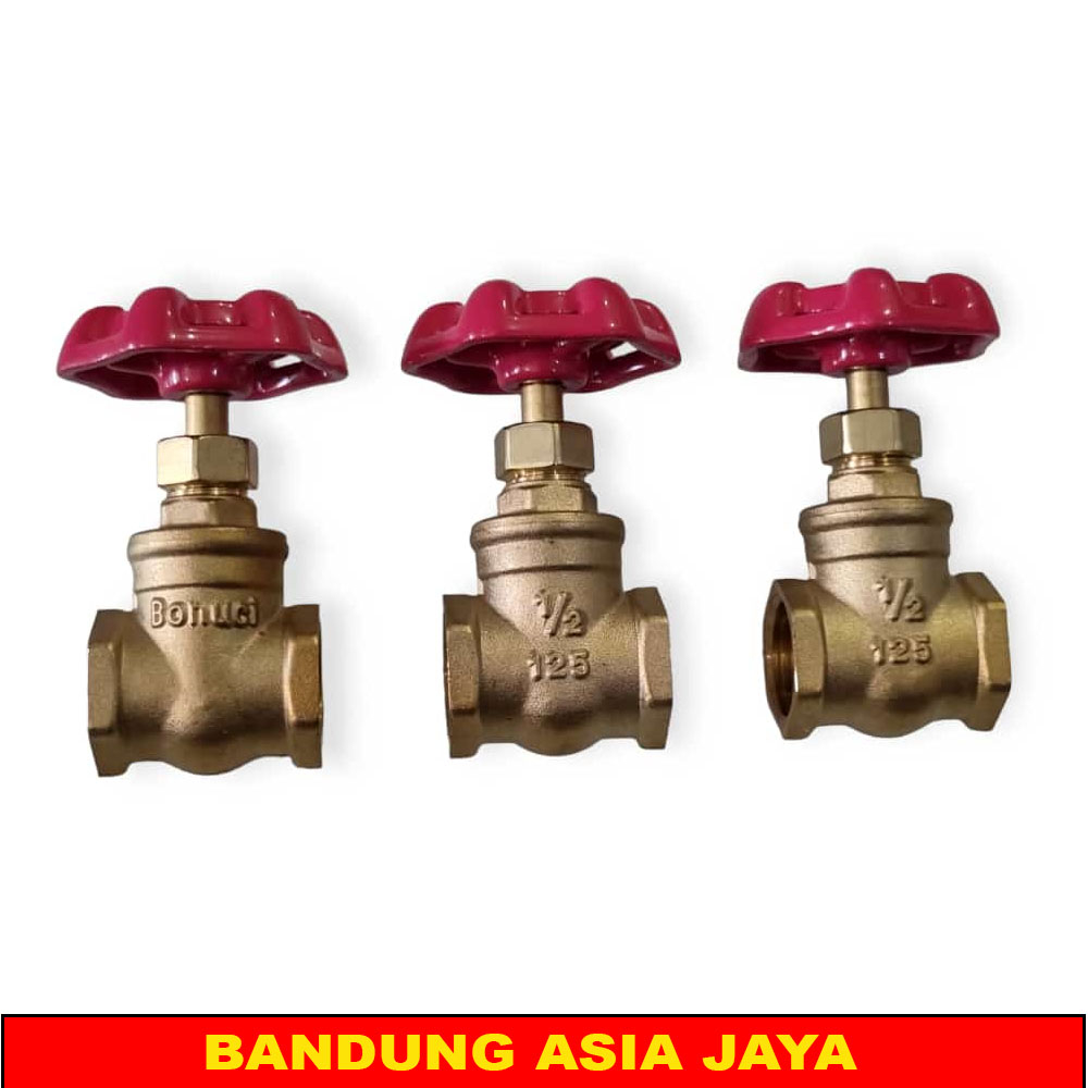 Jual STOP KRAN GATE VALVE KUNINGAN KRAN PDAM MURAH 1/2 INCH | Shopee Indonesia