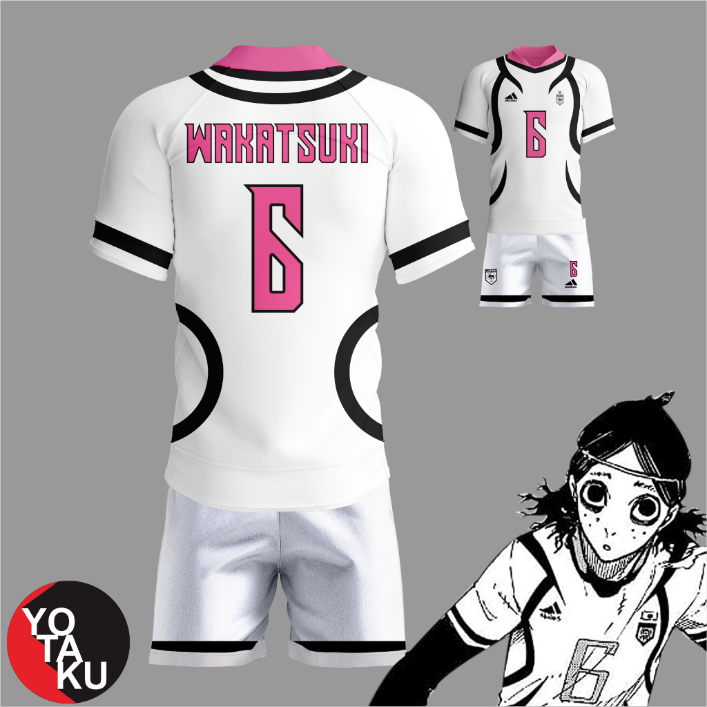Jual Jersey Anime Cosplay Blue Lock U20 Tatsuki Wakatsuki Full Set Yotacos Shopee Indonesia