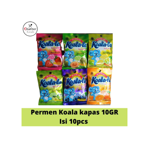 Jual MANISAN PERMEN GULA KAPAS KOALA LA 10S 10GR HALAL RANDOM RASA ...