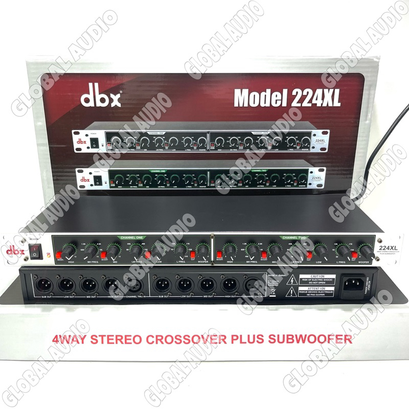 Jual Crossover DBX 224XL + Subwoofer dbx 224xl 4way crossover plus subwoofer bagus murah ( Bisa ...