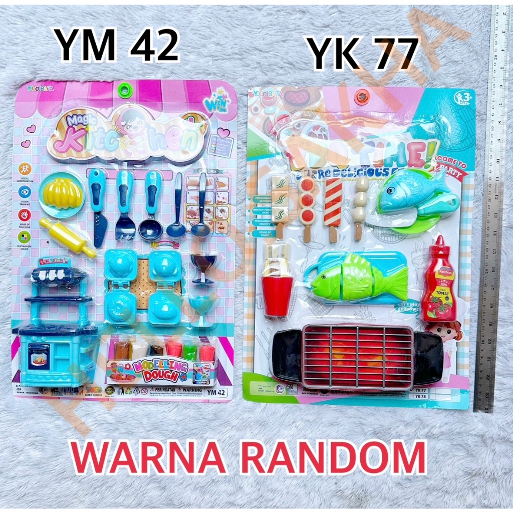 Jual MAINAN YM 42 & 77 MAGIC KITCHEN BBQ TIME! SHARE DELICIOUS FOOD ...
