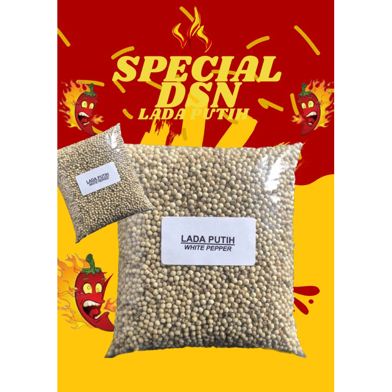 Jual Lada Putih Butir/Merica Super 1kg | Shopee Indonesia