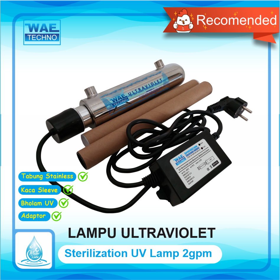 Jual Lampu UV / lampu ultraviolet 2 gpm / lampu sterilisasi / reverse osmosis | Shopee Indonesia