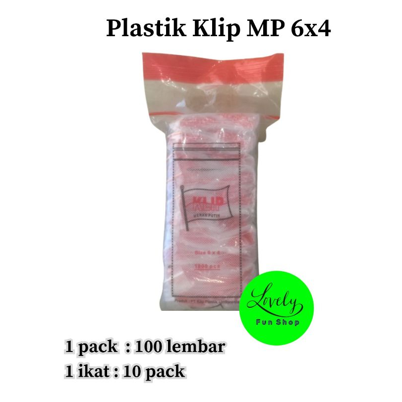 Jual [1 pack] Kemasan plastik klip merah putih / Cetik / Ziplock semua ...