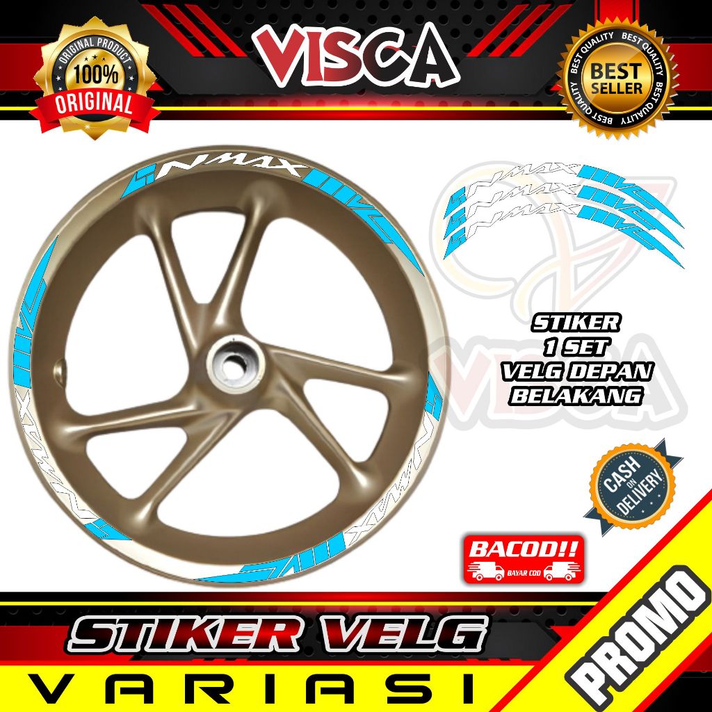 Jual Stiker Velg List Velg Motor Stiker Velg Nmax Motif Abstrack ...