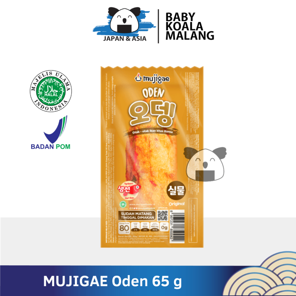 Jual MUJIGAE Oden Fish Cake 65 g Halal | Otak Otak Ikan Khas Korea ...