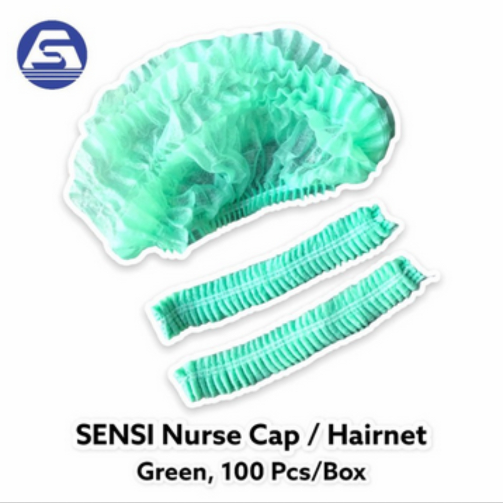 Jual Sensi Hair Net/ Nurse Cap Green | Shopee Indonesia