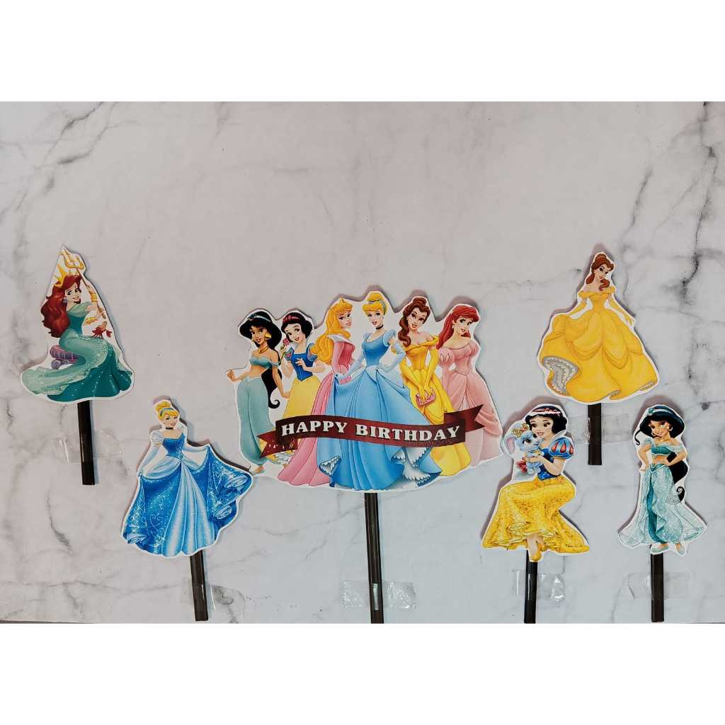 Jual CAKE TOPPER PRINCESS /CAKE TOPPER ULANG TAHUN | Shopee Indonesia