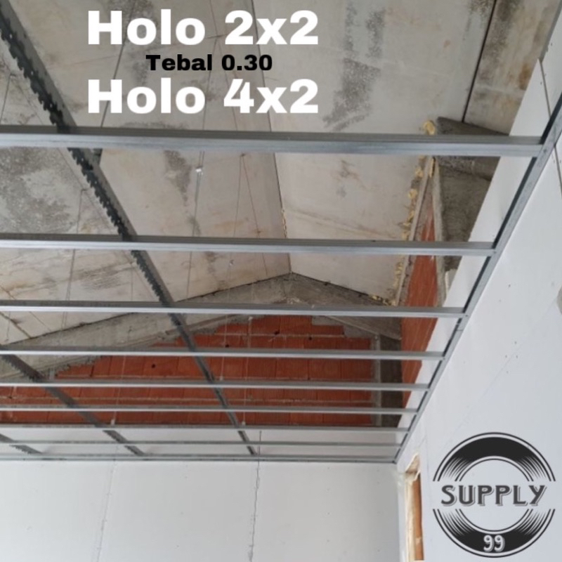 Jual HOLOW HOLOW HOLO 2x4 4x4 JAWA TENGAH TEBAL 035 040 050 HARGA SUPPLIER HOLLOW RANGKA PLAFON ...