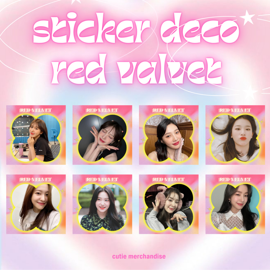 Jual [35 PCS] STICKER KPOP RED VELVET STICKER DECO ALA SELKOR | Shopee ...