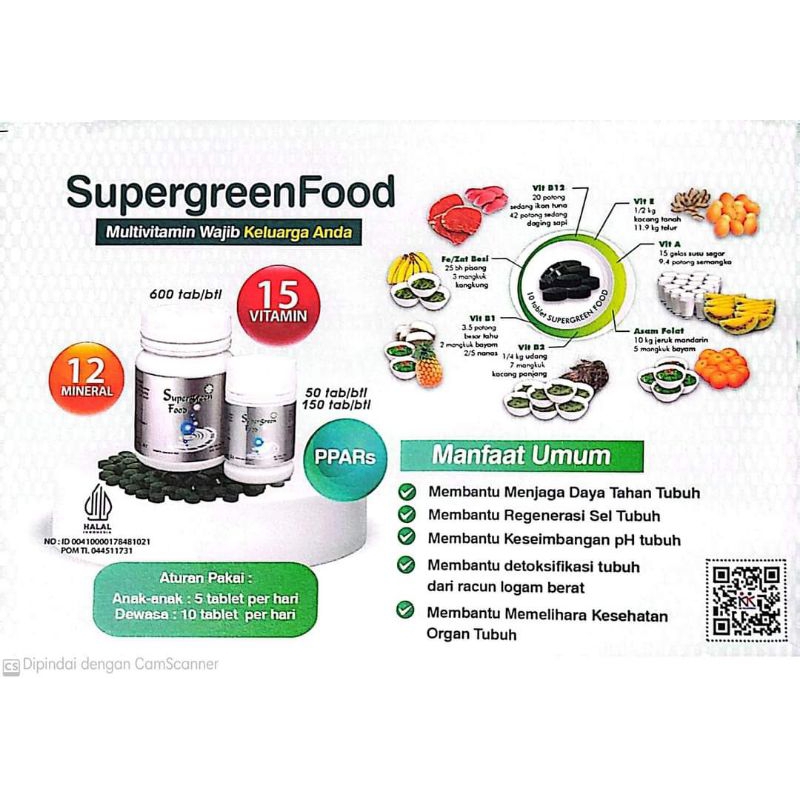 Jual Supergreenfood SGF Suplemen kesehatan | Shopee Indonesia