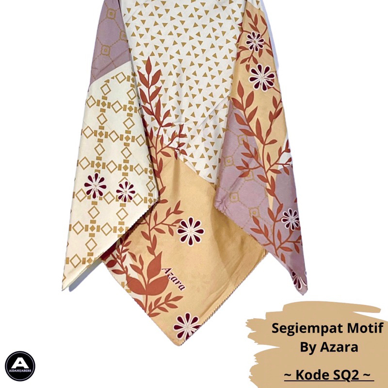 Jual Hijab Segiempat Motif Azara Laser Cut PART 2 | Shopee Indonesia