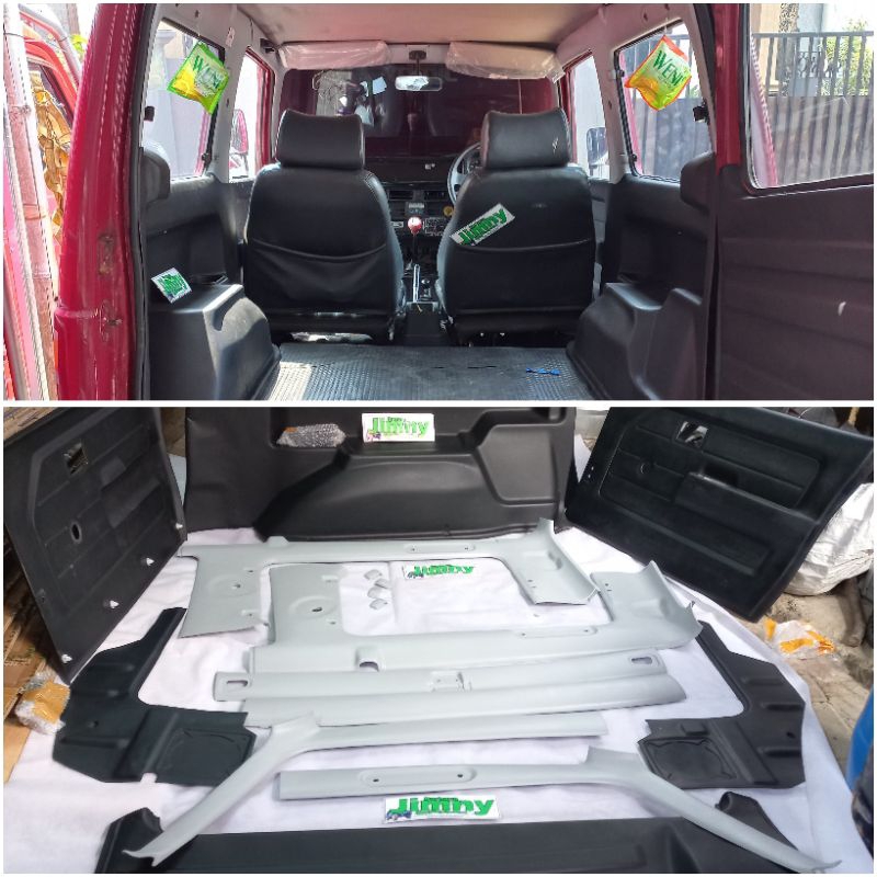 Jual DOORTRIM SET KATANA JIMNY JA22 JB32 FULL INTERIOR TRISPLANG DEPAN ATAS BELKANG JDM STYLE ...