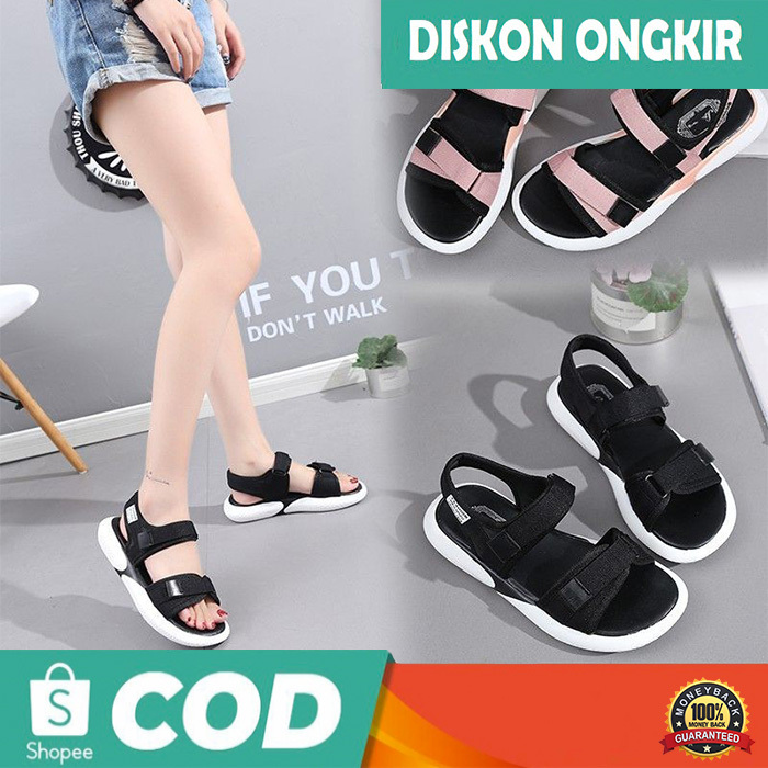 Jual Sandal Sendal Wanita Cewek Kekinian Tali Gunung Platform Model ...