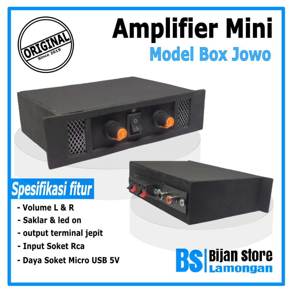 Jual Power Ampli Mini Model Box Jowo Cocok Buat Sound Miniatur bisa ...