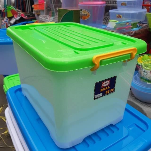 Jual Kotak penyimpanan box container 50 liter 52 liter 60 liter 70 ...