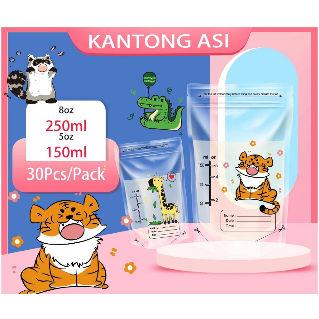 Jual 3tas/5tas-150ml dan 250ml Kantong ASI Breast Milk Plastik Asi ...