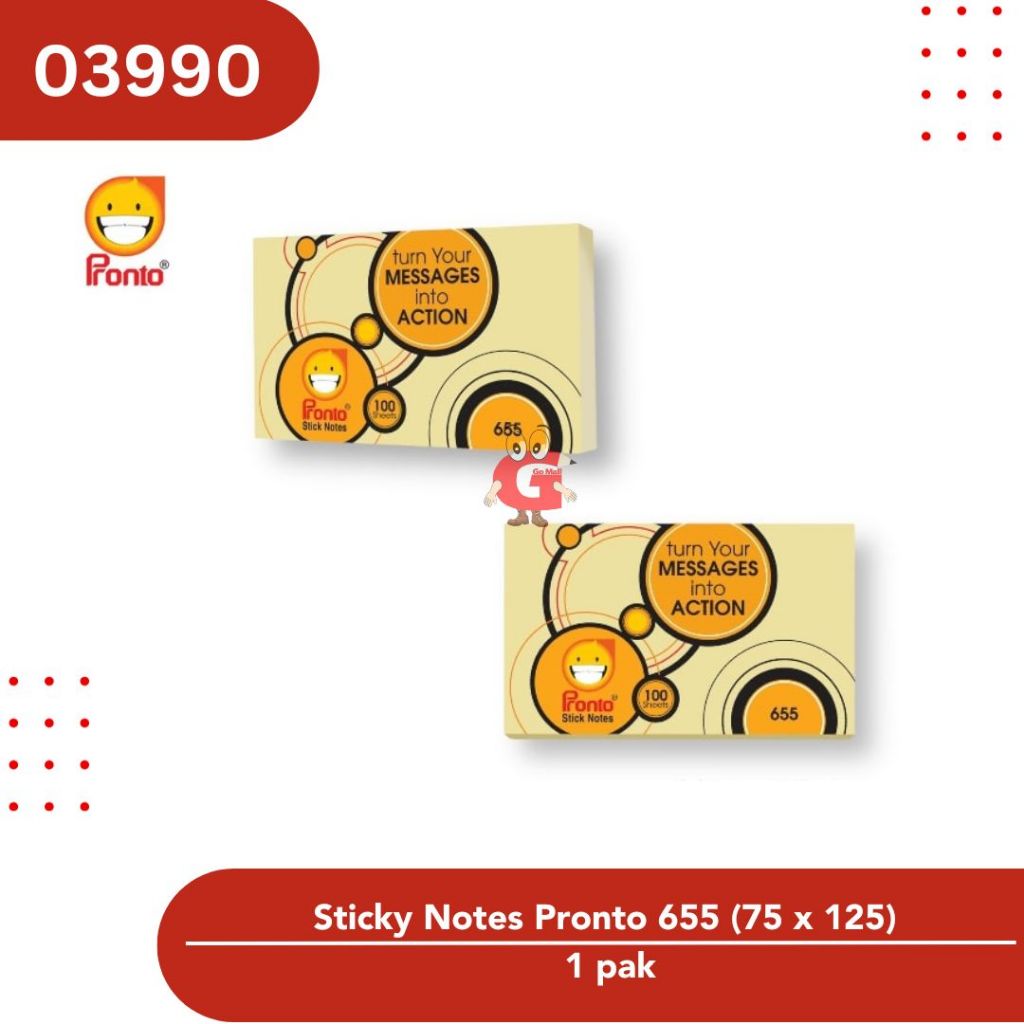 Jual Sticky notes pronto 75 x 125 mm | Shopee Indonesia