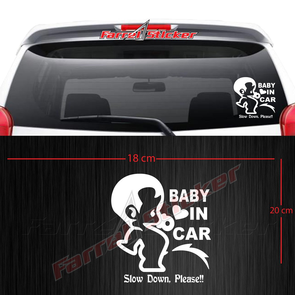 Jual stiker sticker baby in car 2 | Shopee Indonesia
