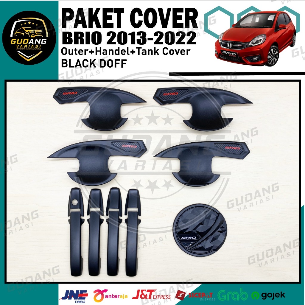 Jual Paket Outer + Handle + Tank Cover Brio Hitam & Carbon | Shopee ...