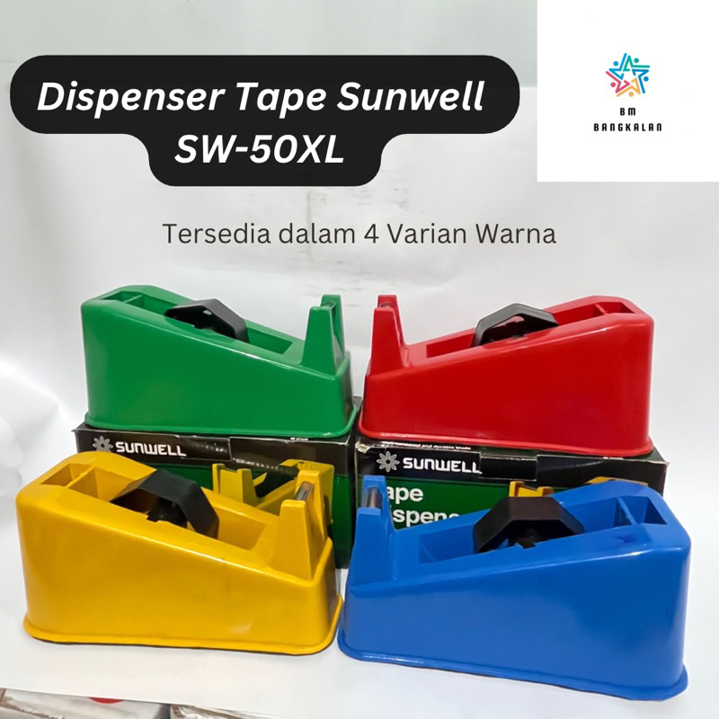 Jual Tape Dispenser Isolasi Sunwell Besar SW-50XL | Shopee Indonesia