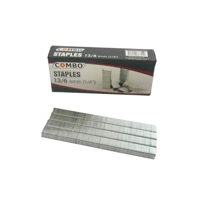 Jual Isi Stapler / Staples Tembak Combo 13/6 6mm (1/4") | Shopee Indonesia